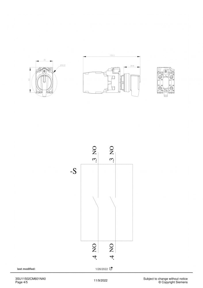 SIEMENS product document page 4