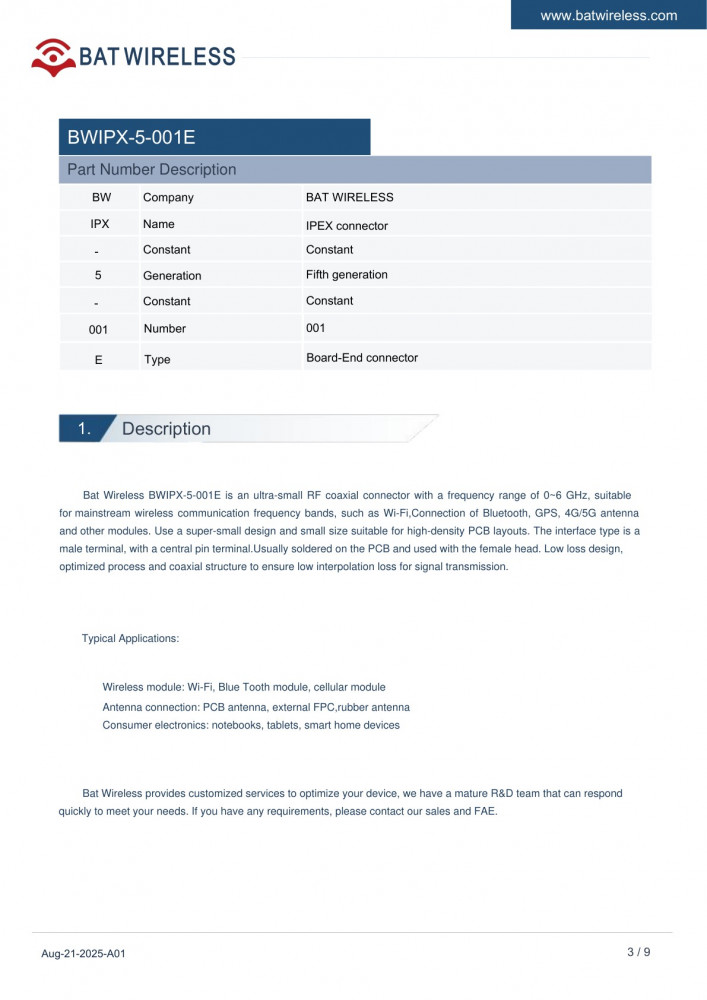 BWIPX-5-001E datasheet page 3