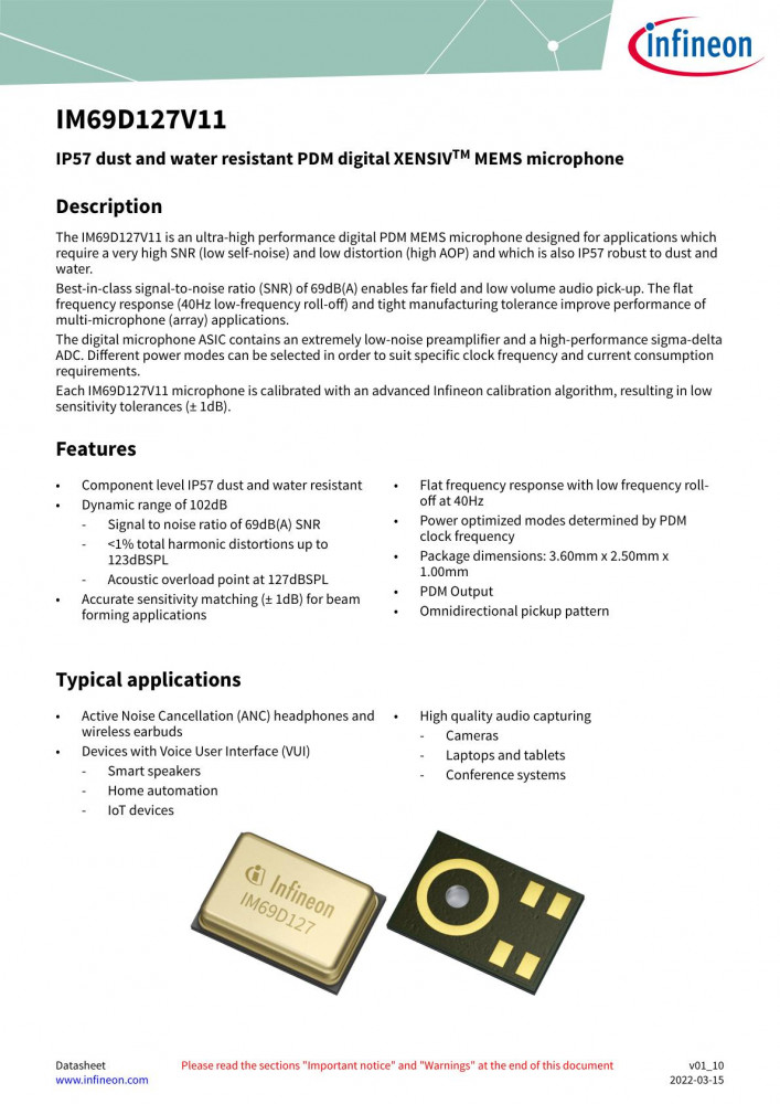 IM69D127V11 document page 1