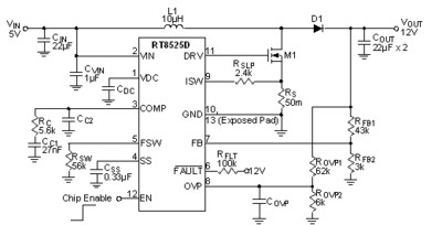 RT8525D - Current Mode Boost Controller for sale