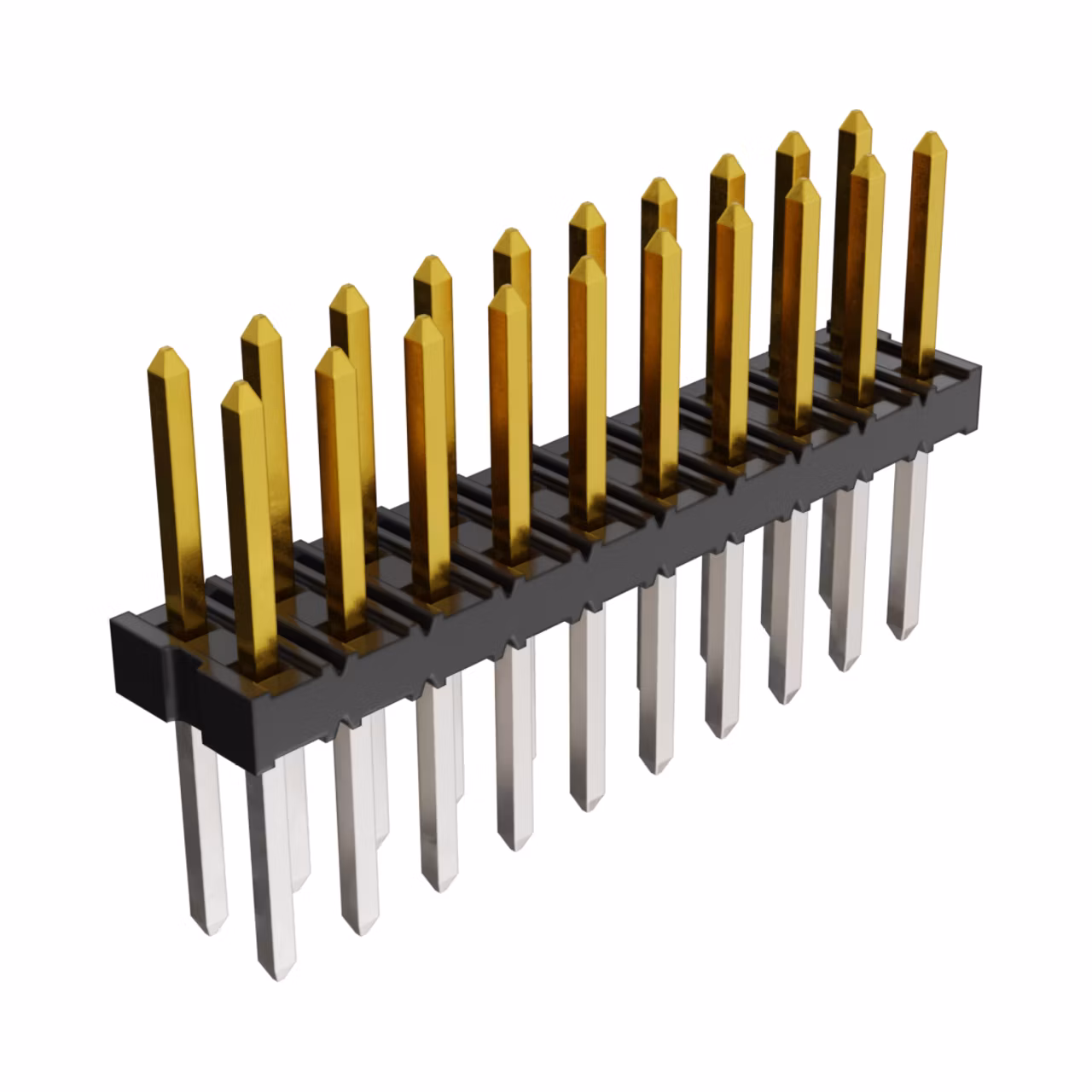 Milli-Grid Header, Vertical, Surface Mount, 26 Circuits (Void at circuit 2), 0.38µm Gold (Au) Plating, Mating Pin Length 3.80mm, with Cap, Tape and Reel, Lead-Free