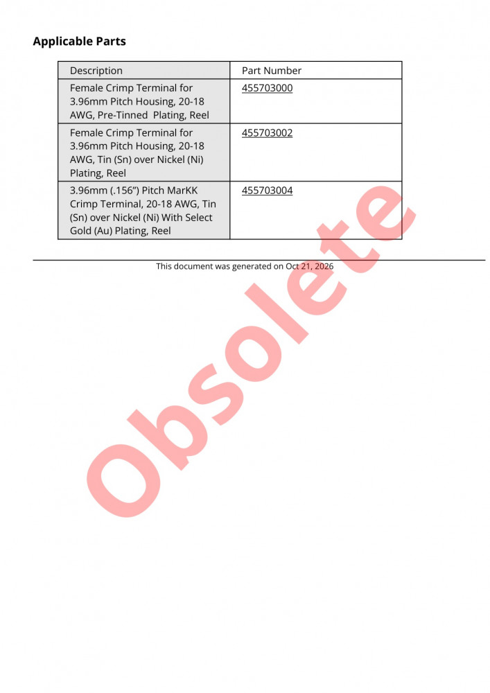 Molex 639125700 document page 3