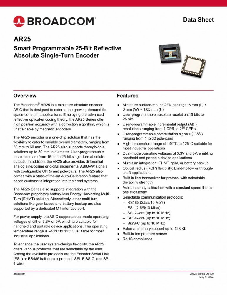 AR25 technical document page 1