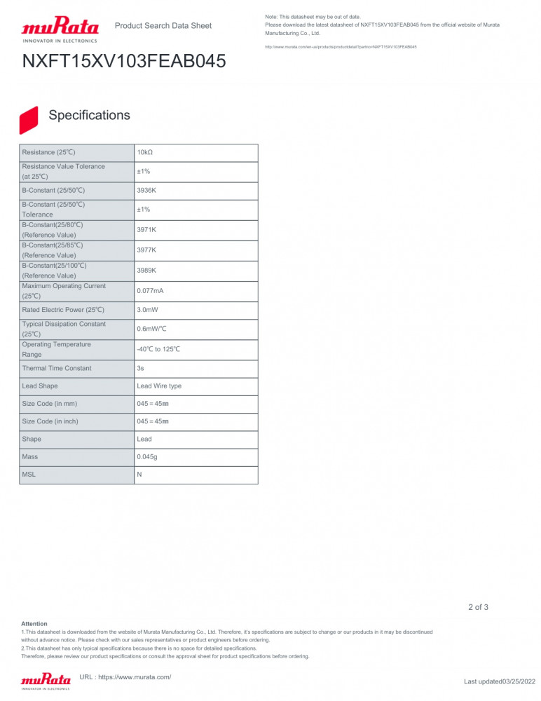 NXFT15XV103FEAB045 product page 2
