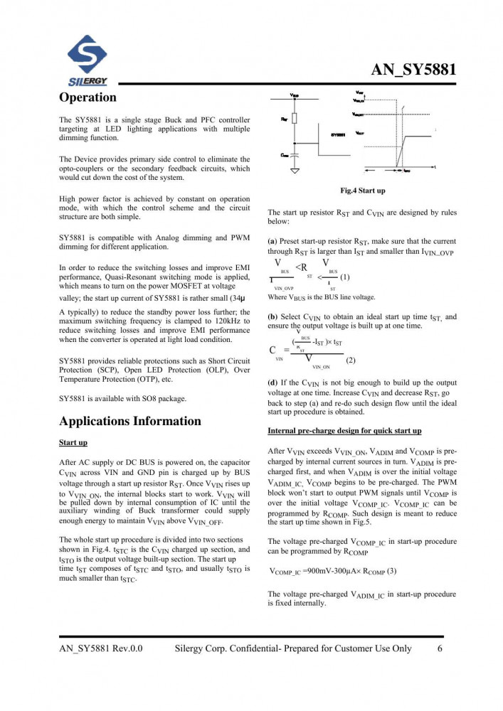 SY5881FAC datasheet page 6