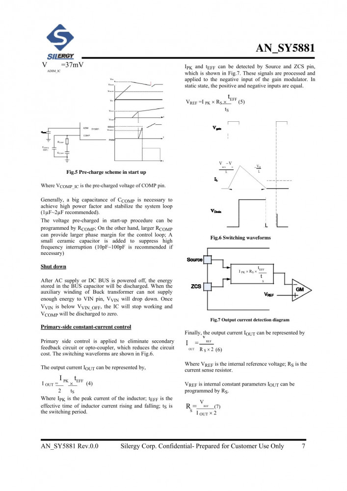 SY5881FAC datasheet page 7