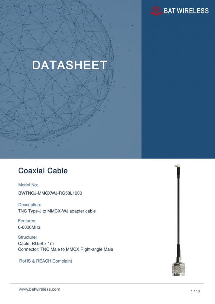 BWTNCJ-MMCXWJ-RG58L1000 datasheet page 1