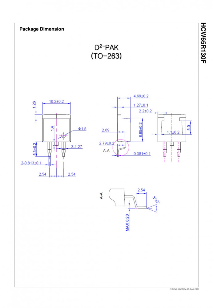 HCW65R130F datasheet page 7