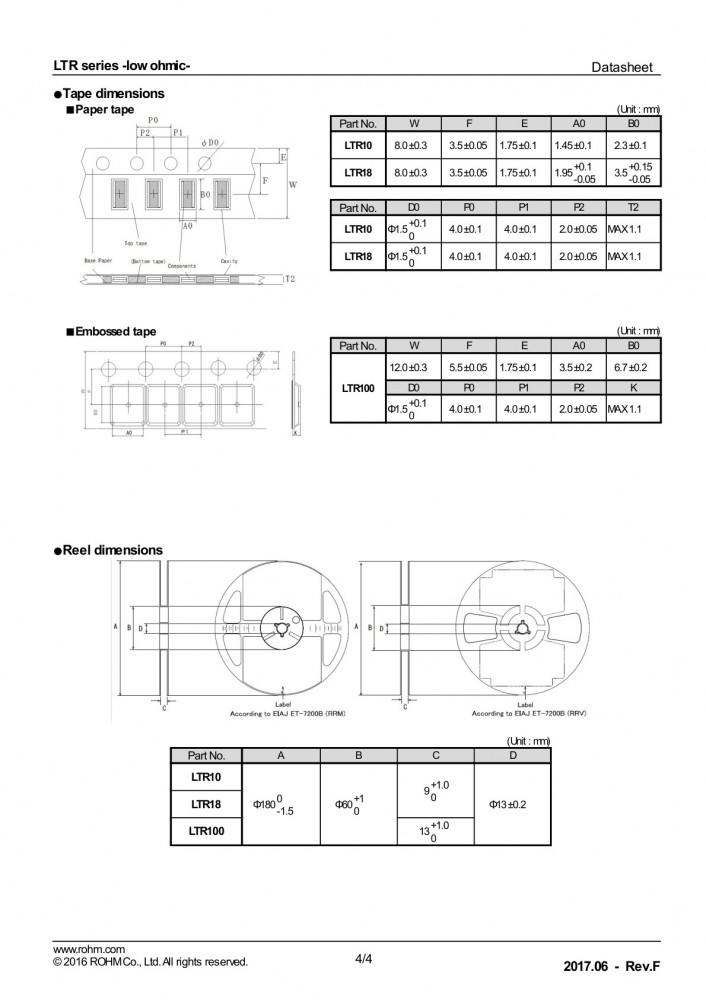 ROHM LTR10 series technical document page 4
