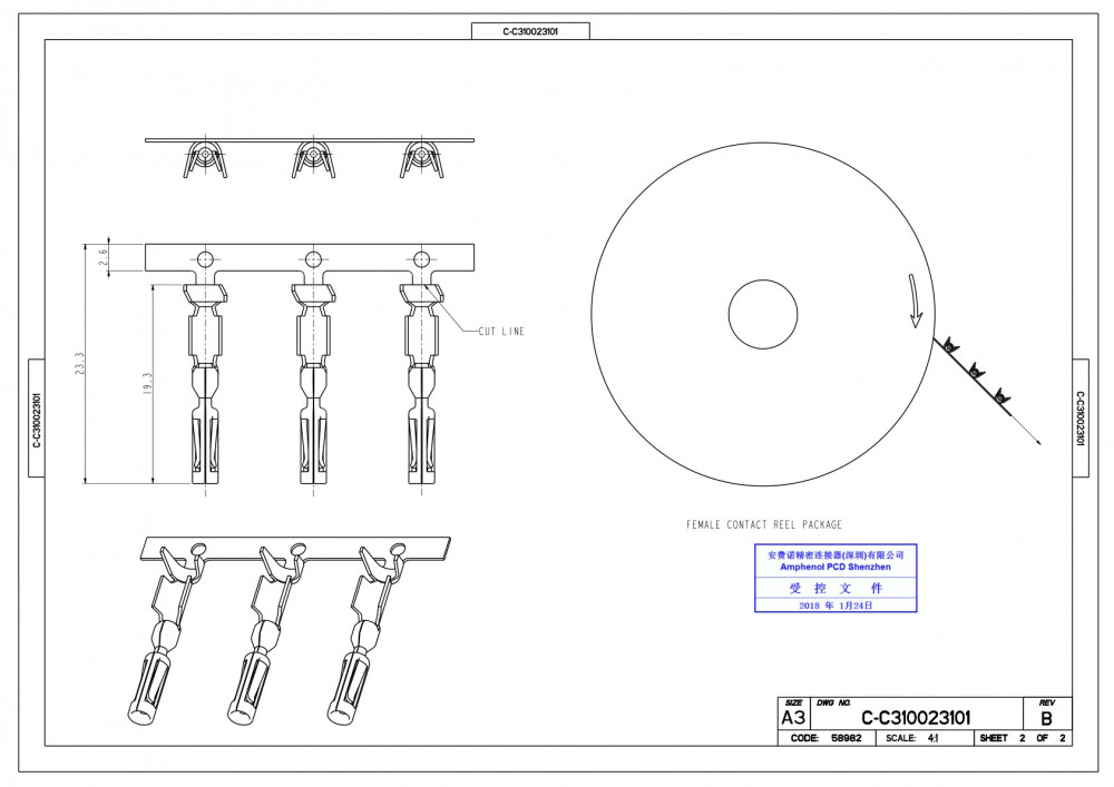 Amphenol C310023101 drawing page 2