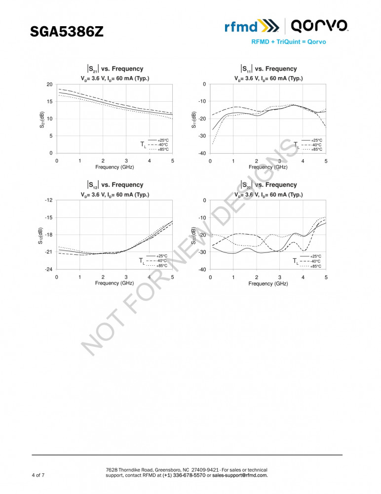 SGA-5386Z datasheet page 4