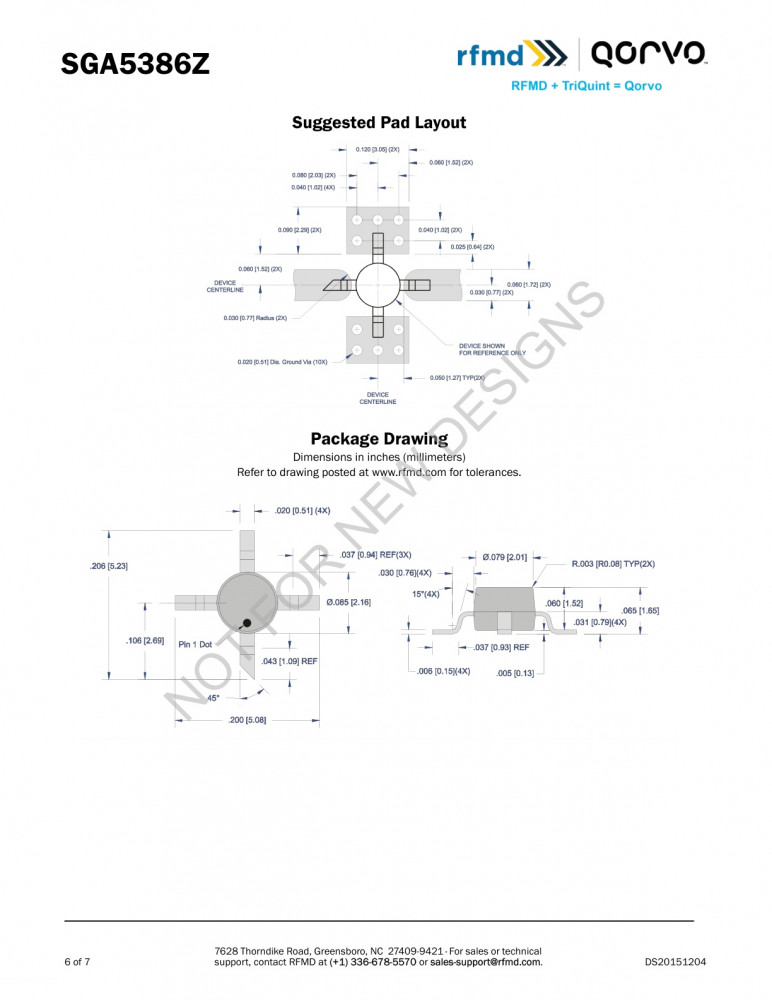 SGA-5386Z datasheet page 6