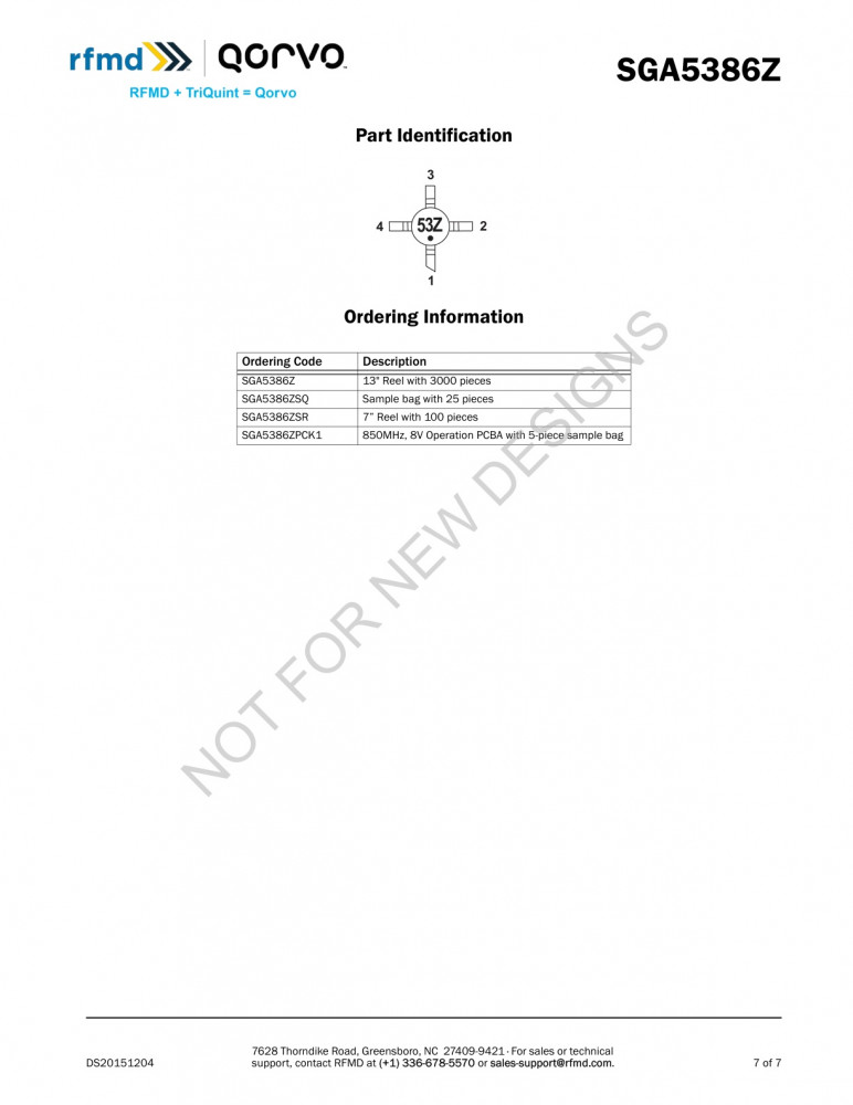 SGA-5386Z datasheet page 7