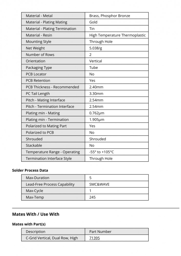 MOLEX 15800305 technical document image 3
