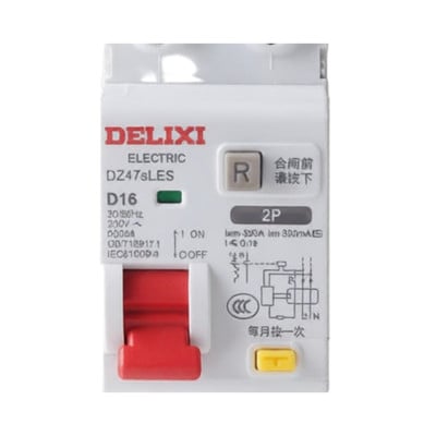 Delixi Electric DZ47SLES3D10R300 Miniature Residual Current Circuit Breaker