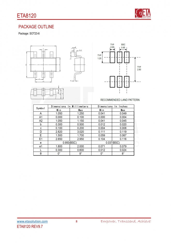 ETA8120S2G datasheet page 8