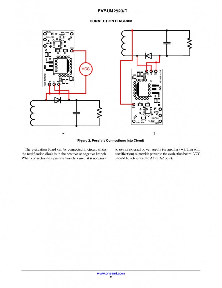 NCP4306 evaluation board manual page 2