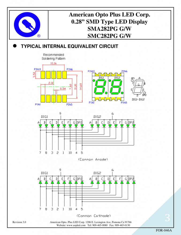 SMA282PG datasheet page 3