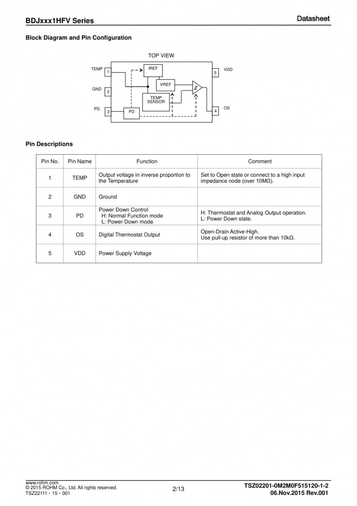 BDJ0801HFV-TR datasheet page 2