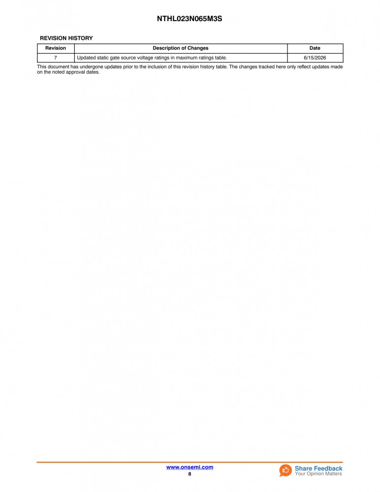 NTHL023N065M3S datasheet page 8