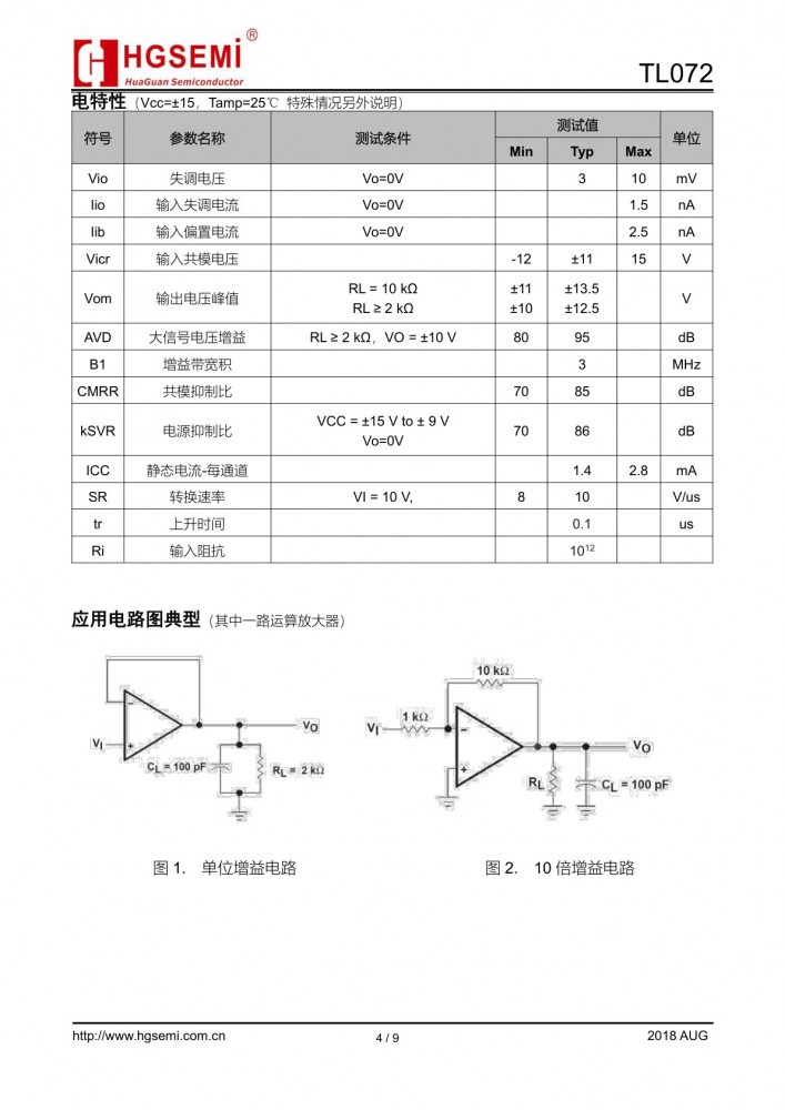 TL072IMM/TR datasheet page 4