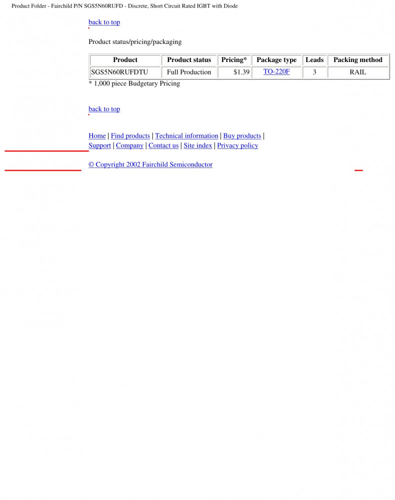 SGS5N60RUFDTU datasheet page 10