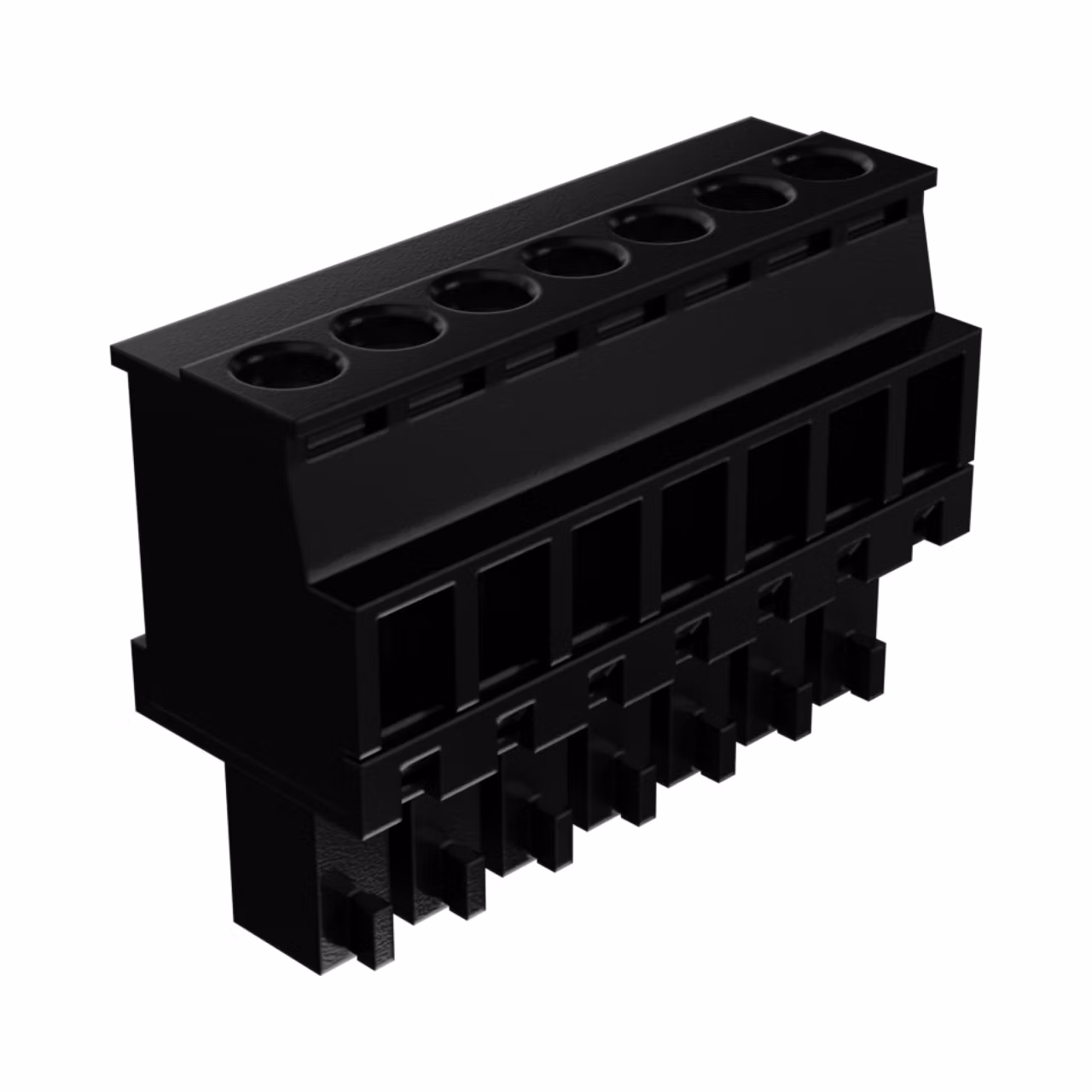 3.81mm Pitch Eurostyle Vertical Plug, Front Wire Entry, 7 Circuits for sale