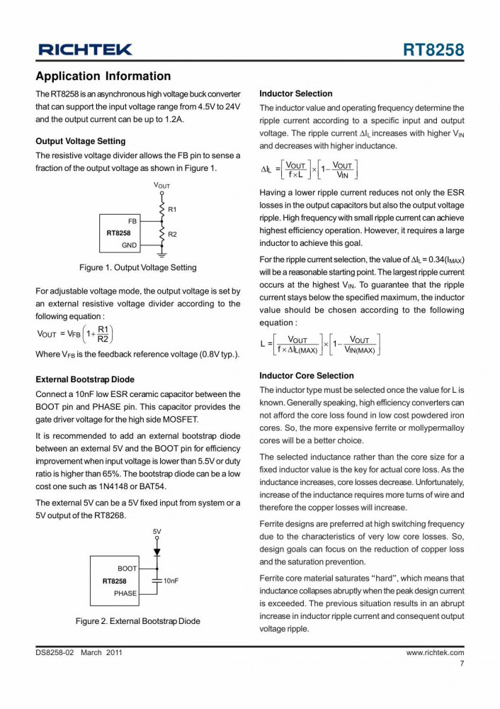 RT8258GJ6 datasheet page 7