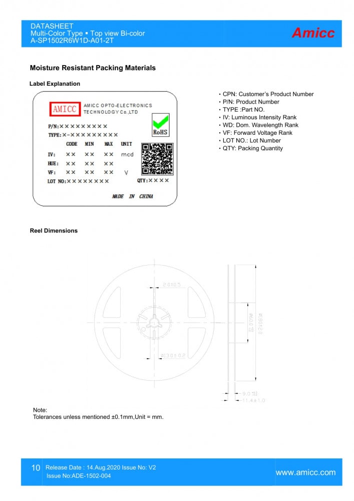 A-SP1502R6W1D-A01-2T datasheet page 10