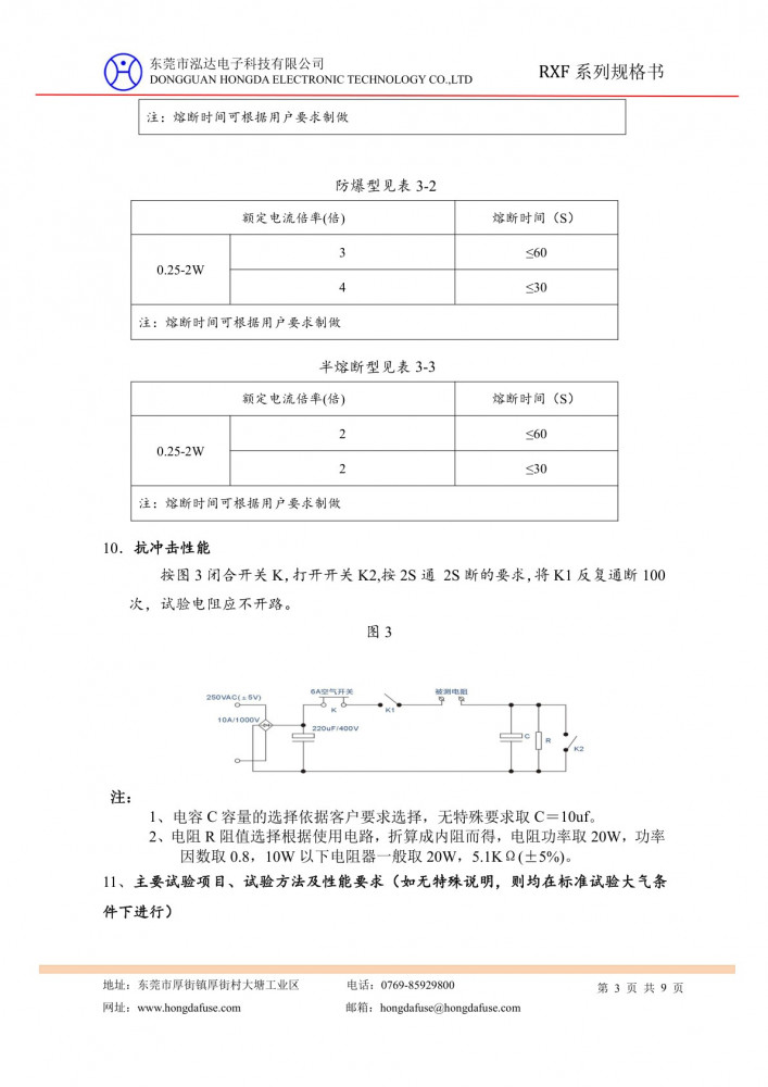 Hongda RXF datasheet page 4