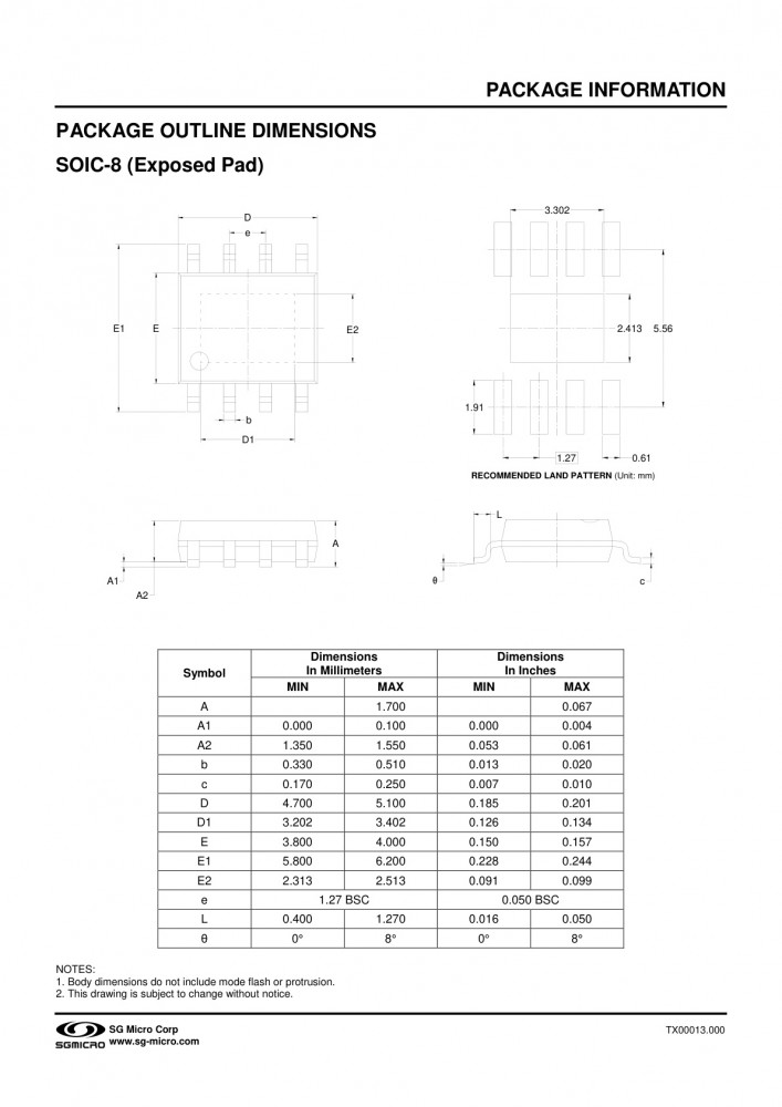 SGM4871 datasheet page 8