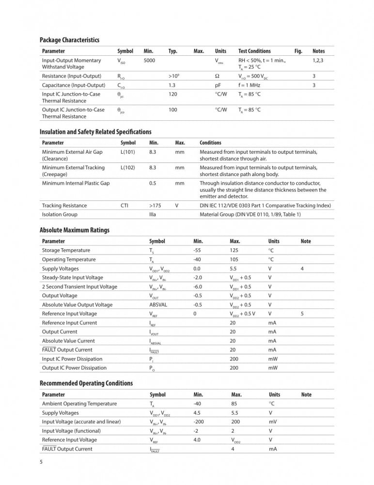 HCPL-788J datasheet page 5