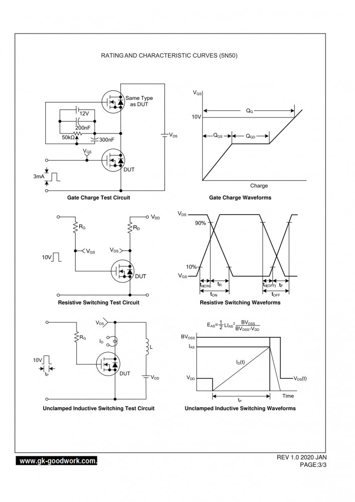 GOODWORK 5N50 datasheet page 3