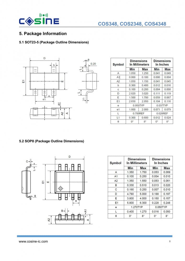 COS2348SR datasheet page 8