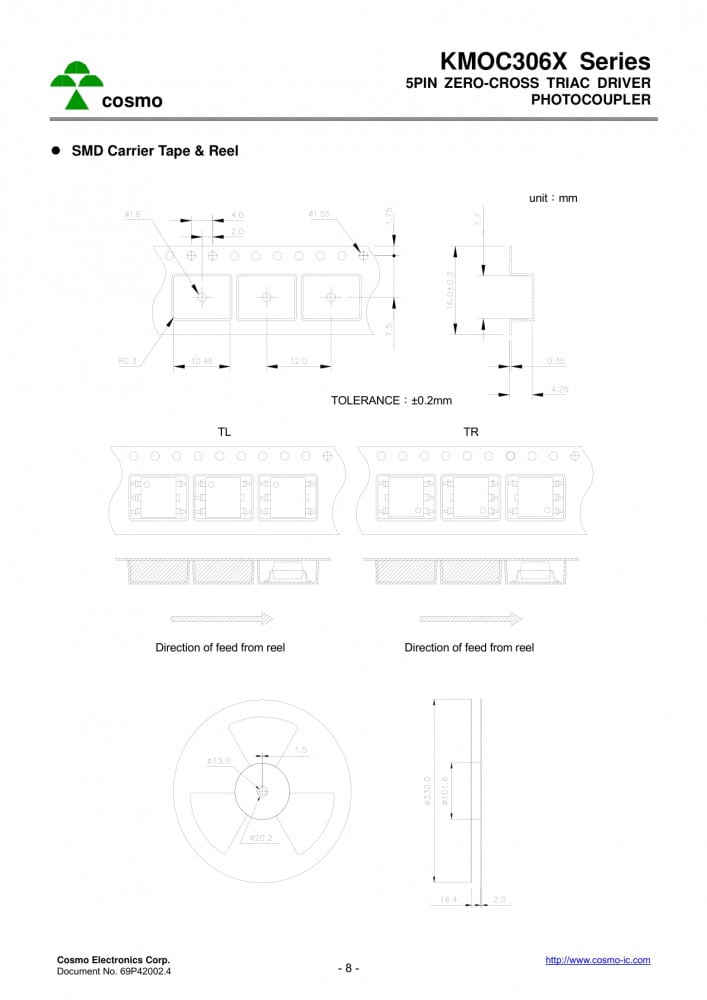 KMOC3063S datasheet page 8