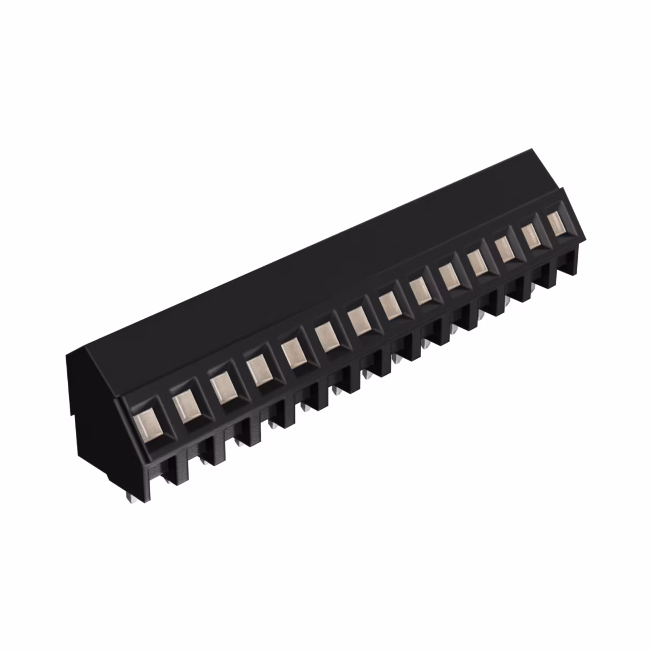 5.08mm Pitch Beau Eurostyle Low Profile, Fixed Block, 35° Wire Entry, Modular, 14 Circuits for sale