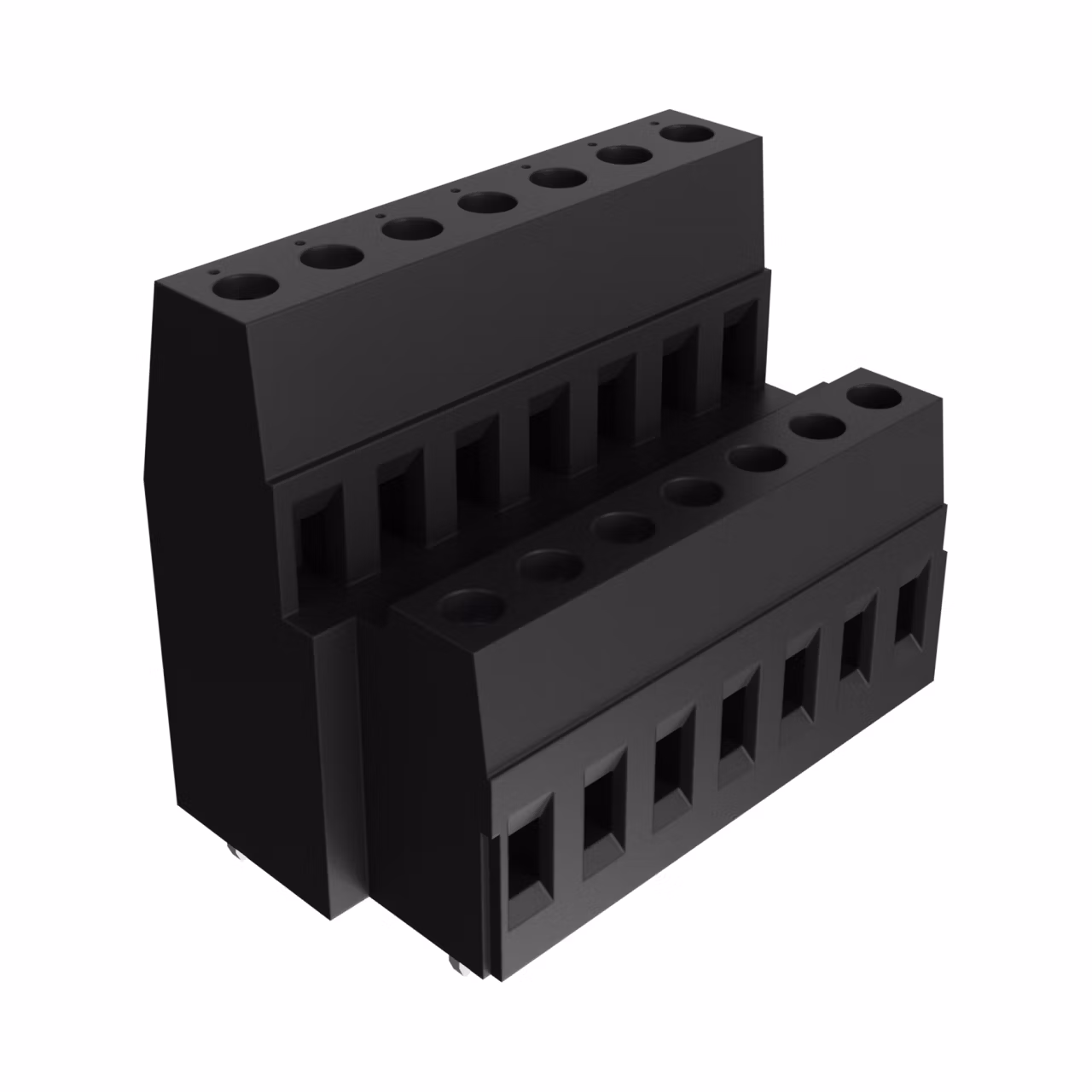 5.08mm Pitch Beau Eurostyle High Profile, Two Level Terminal Block, Modular, 14 Circuits for sale