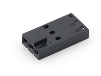 SL Crimp Housing, Single Row, Version D, Back Ribs, 22 Circuits, Black