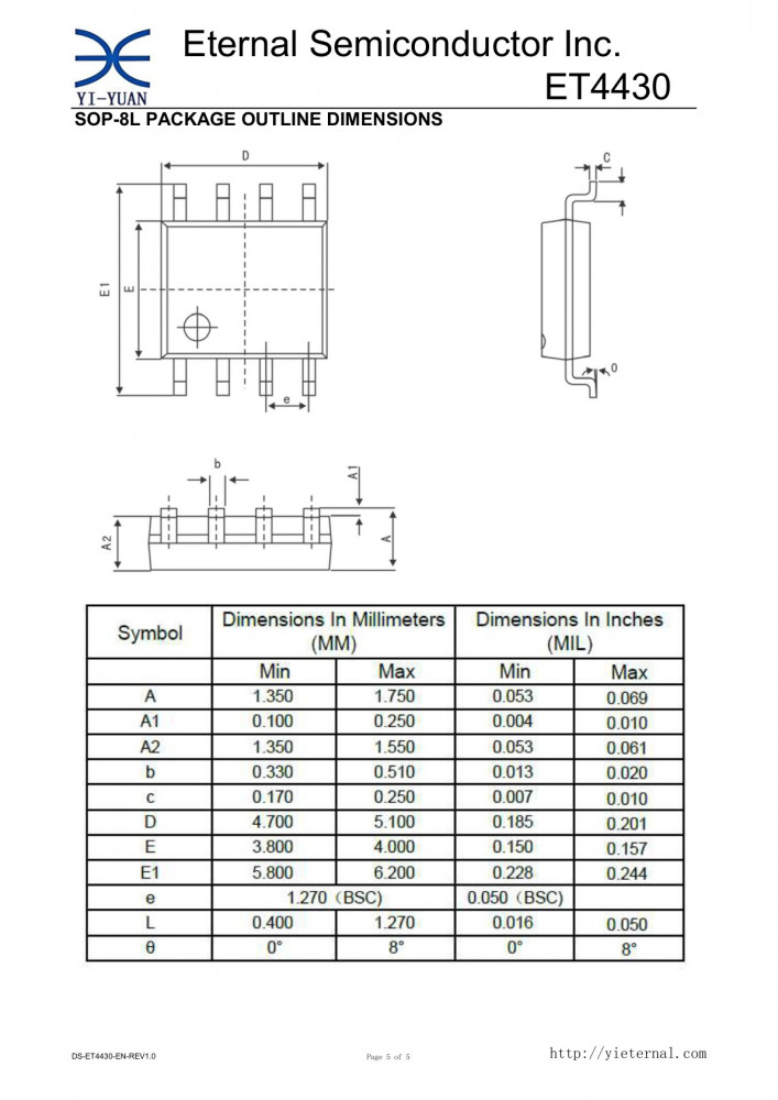 ET4430 datasheet page 5