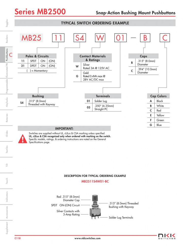 MB2521 technical document page 3
