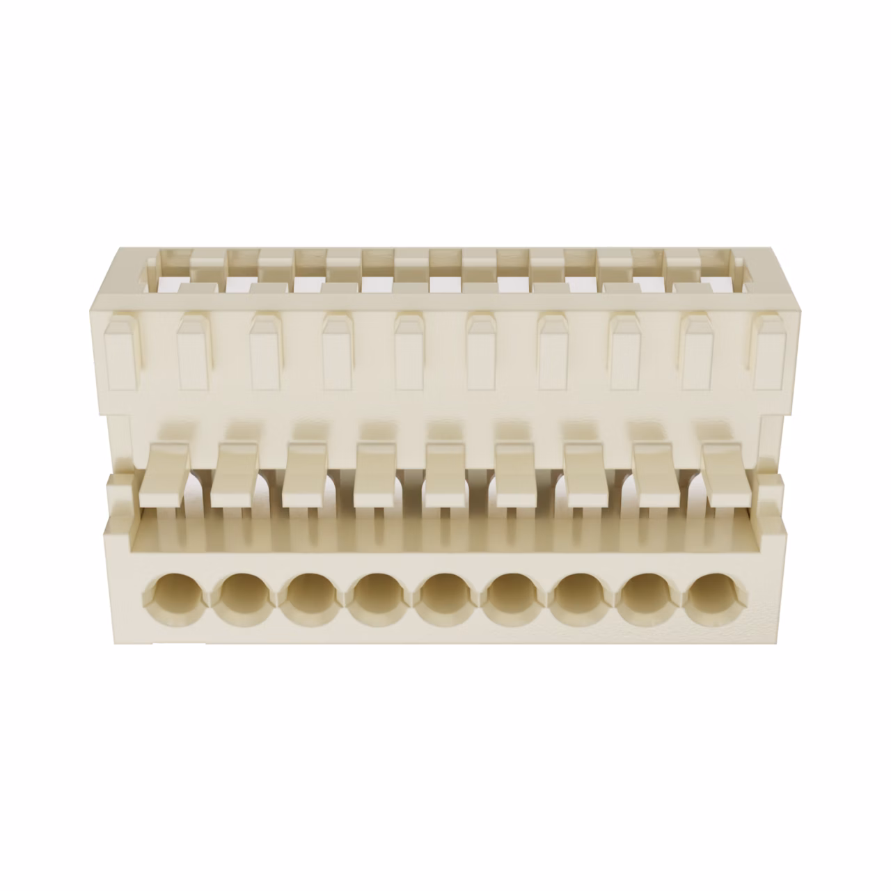 Appli-Mate RAST 2.5 Connector, 2.50mm Pitch, Female, 9 Circuits, Closed Endwalls, Tin Plating for sale