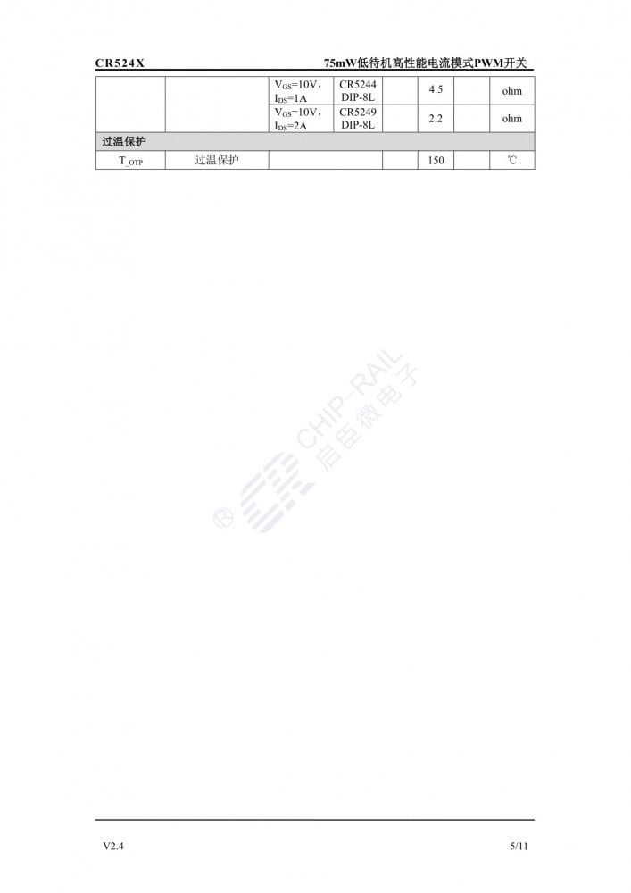 CR5241 datasheet page 5