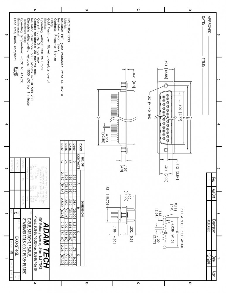 DE09-ST-1-SL technical document page