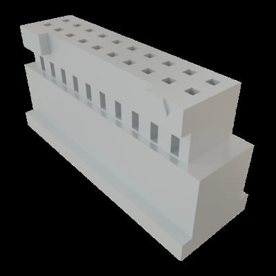 Samtec ISD2-10-D Rectangular Connector Housing for sale