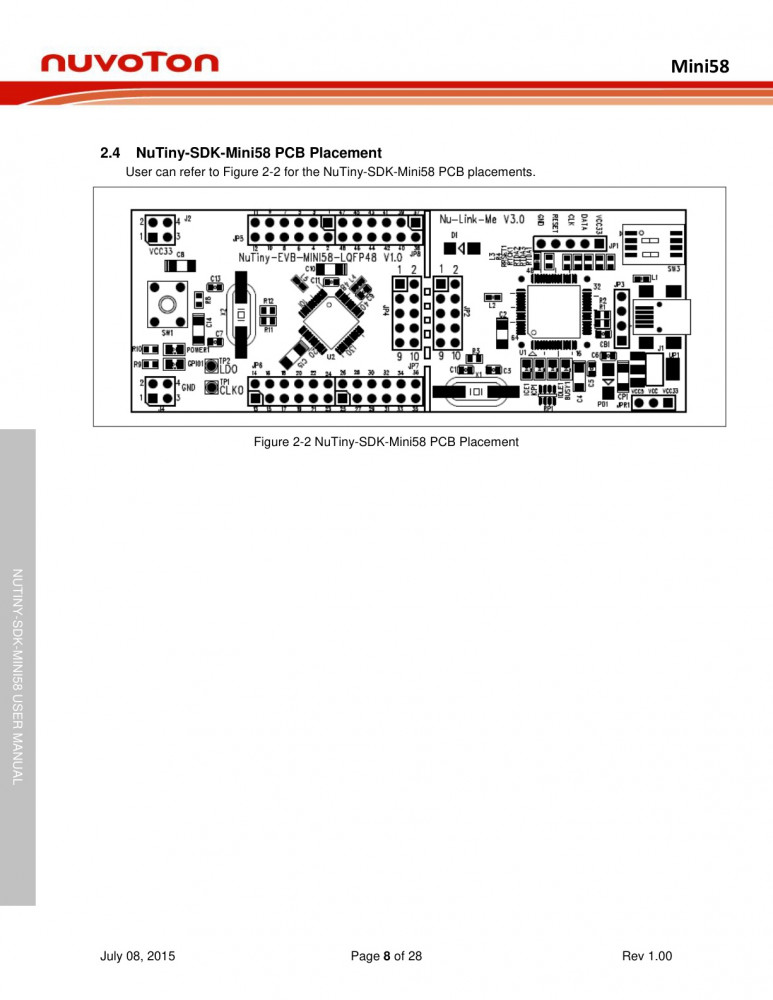 NuTiny-SDK-Mini58 manual page 8