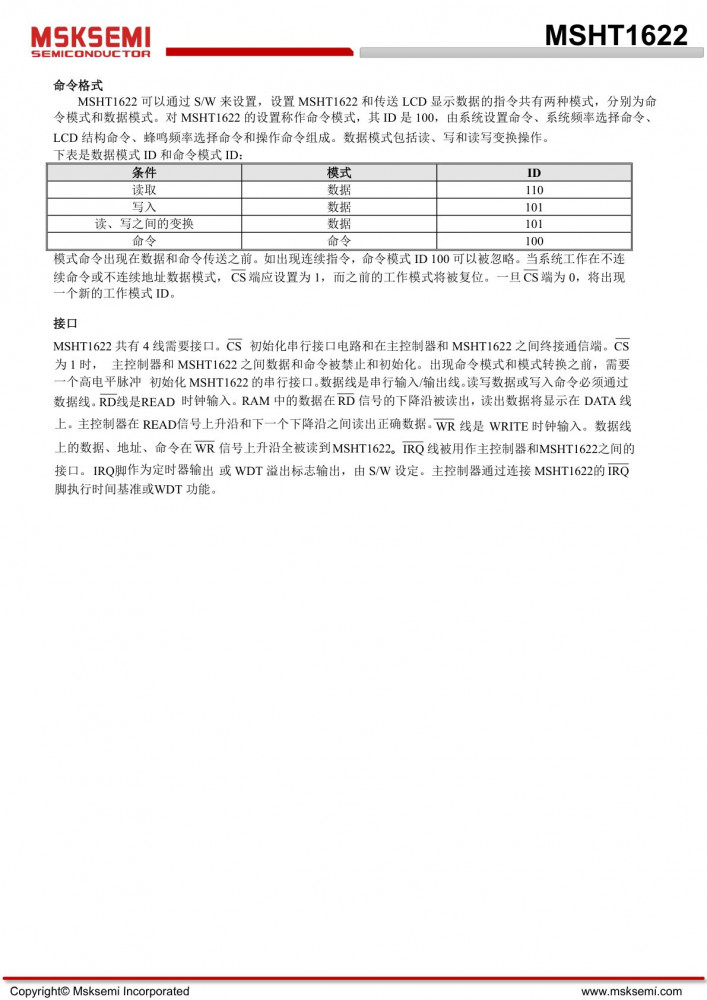 MSHT1622 datasheet page 6