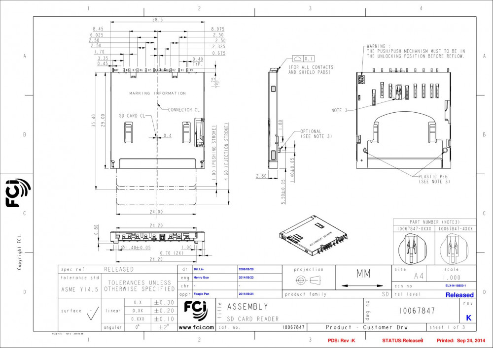 10067847-301RLF technical drawing page 1