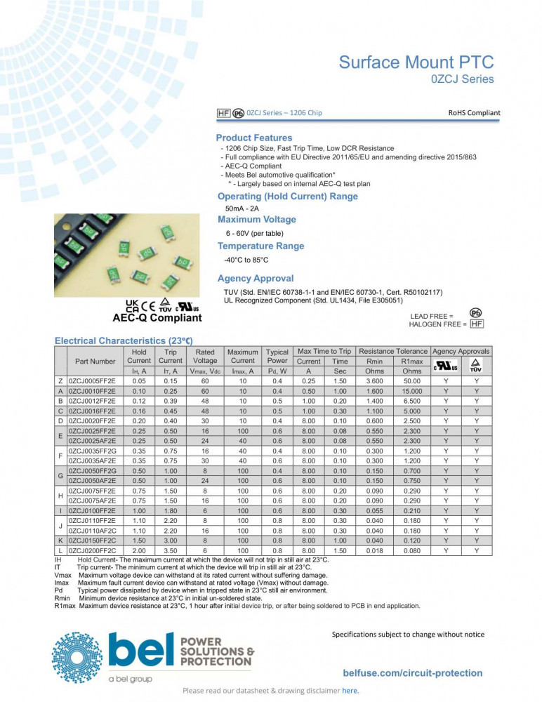 0ZCJ0005FF2E technical document, page 1