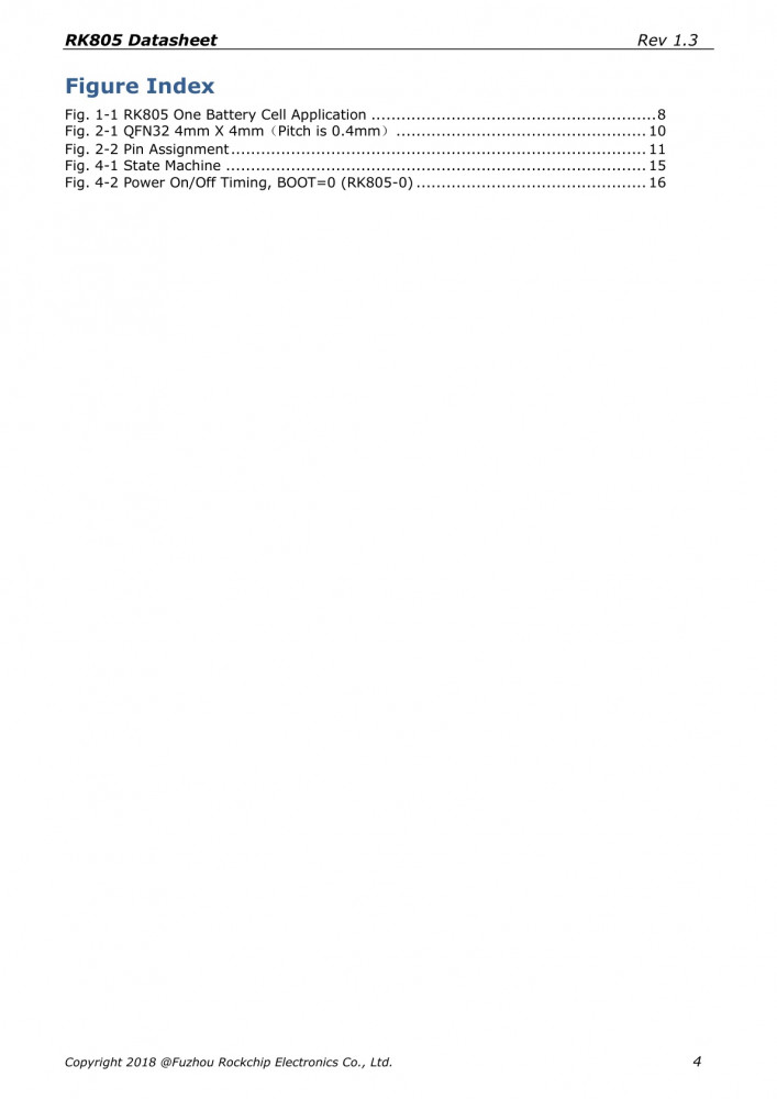 RK805 datasheet page 4