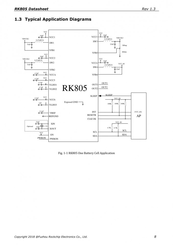 RK805 datasheet page 8